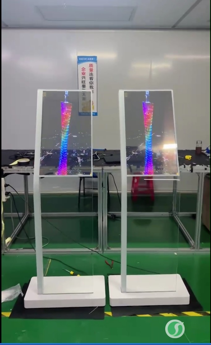 30 inch transparent OLED display module with touch panel ,1366*768 dots ...